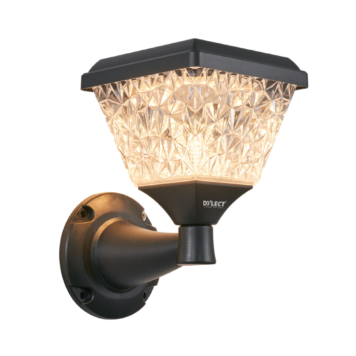 Dylect Luxe Solar Wall Lamp - Pyramid Shape (Big)